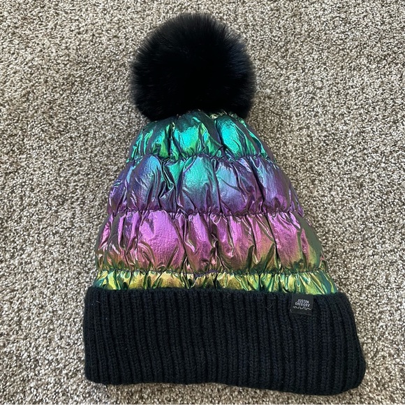 Justin Gregory | Accessories | Justin Gregory Puffer Beanie Hat Oil ...
